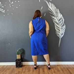 Snap | Dresses | Snap Blue Bodycon Dress | Poshmark